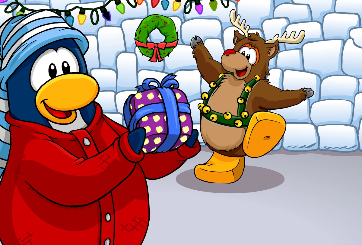 Thanks for my gift! postcard | Club Penguin Wiki | Fandom