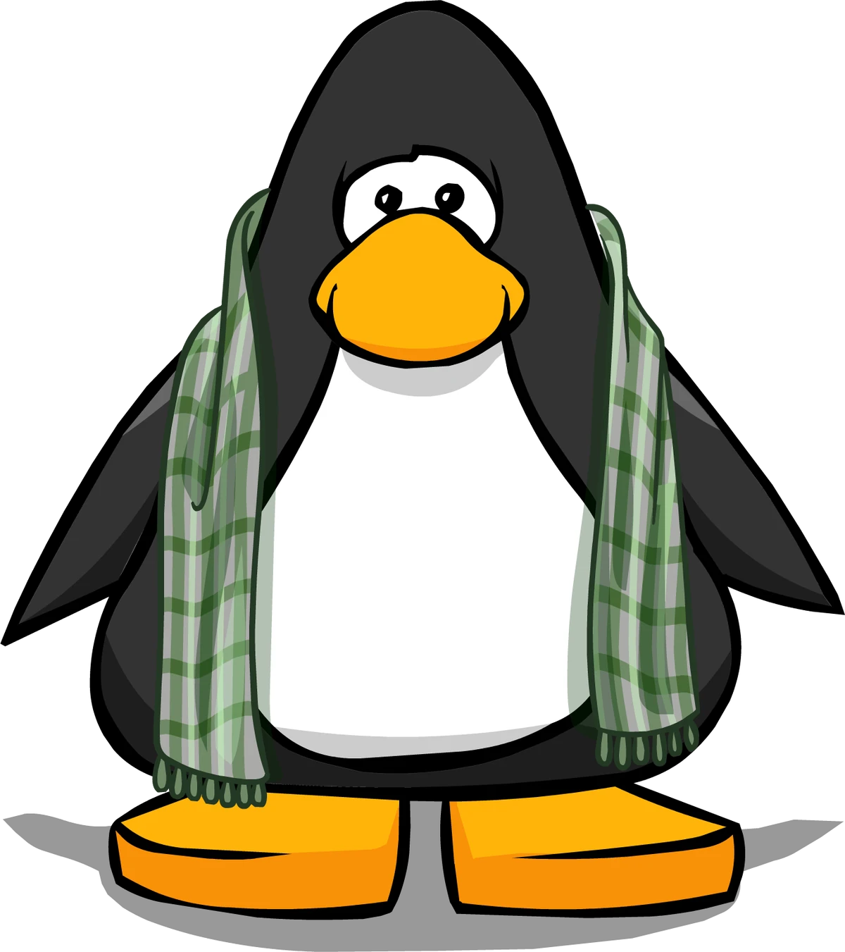 Green Plaid Scarf | Club Penguin Wiki | Fandom