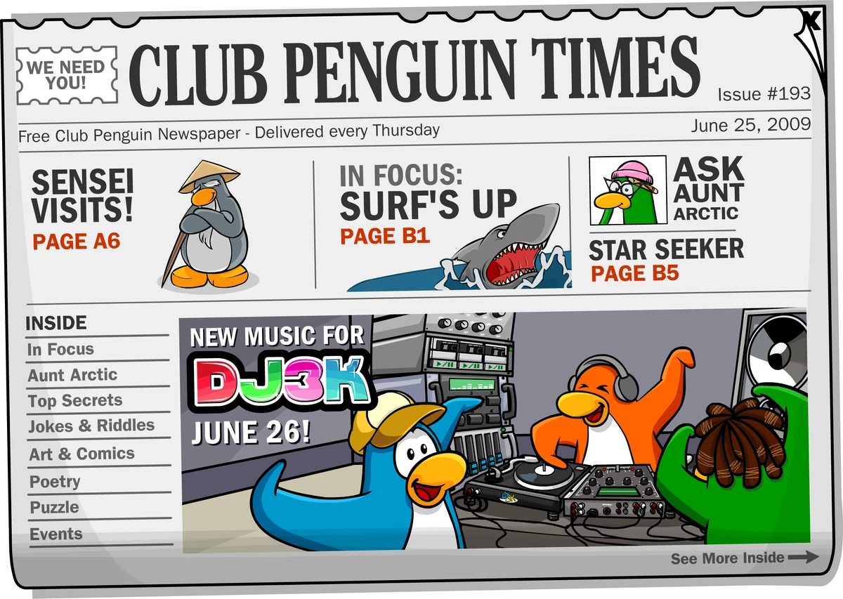 Club Penguin Times/Issue 193 | Club Penguin Wiki | Fandom