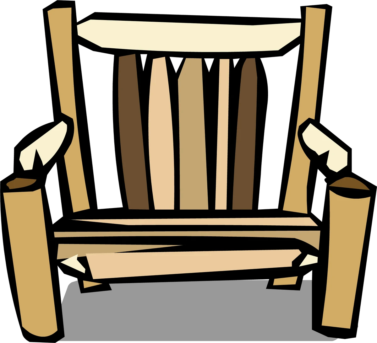 Log Chair | Club Penguin Wiki | Fandom