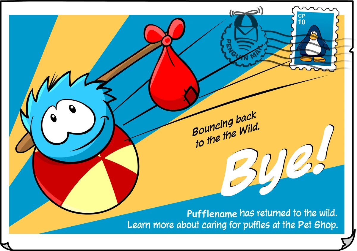Blue Ran postcard | Club Penguin Wiki | Fandom