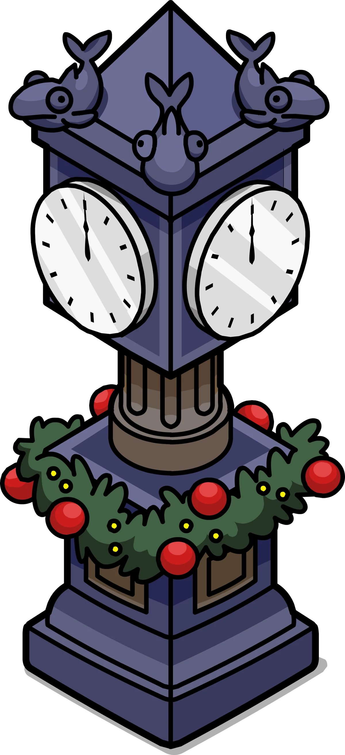 Holiday Station Clock | Club Penguin Wiki | Fandom