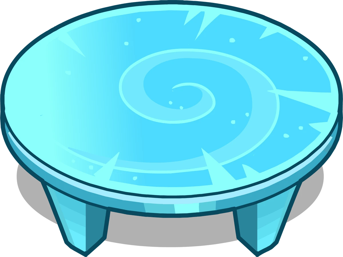 Ice Coffee Table | Club Penguin Wiki | Fandom