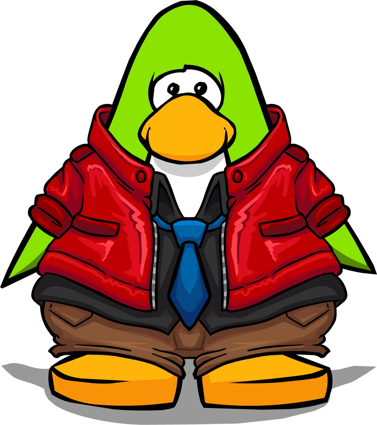 Red Stylin' Jacket | Club Penguin Wiki | Fandom