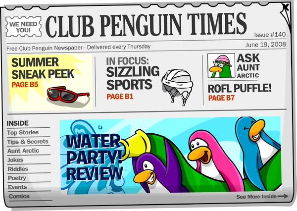 Club Penguin Times/Issue 140 | Club Penguin Wiki | Fandom