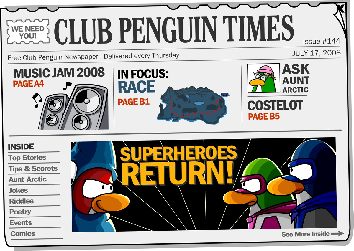 Club Penguin Times/Issue 144 | Club Penguin Wiki | Fandom