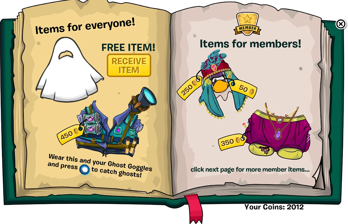 Ghost Lab Catalog | Club Penguin Wiki | Fandom