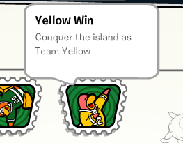 Yellow Win stamp | Club Penguin Wiki | Fandom