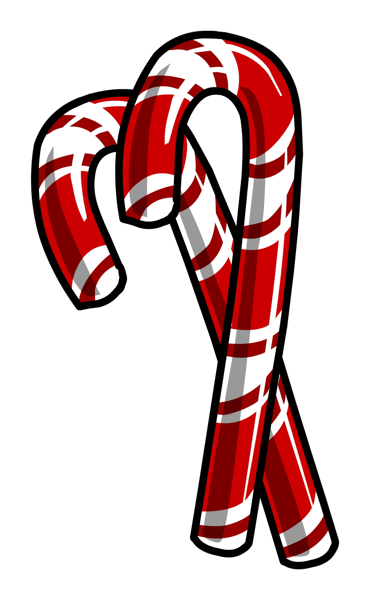 Candy Cane Duo Pin | Club Penguin Wiki | Fandom