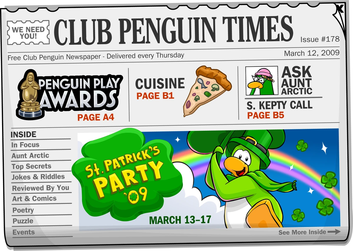 Club Penguin Times/Issue 178 | Club Penguin Wiki | Fandom