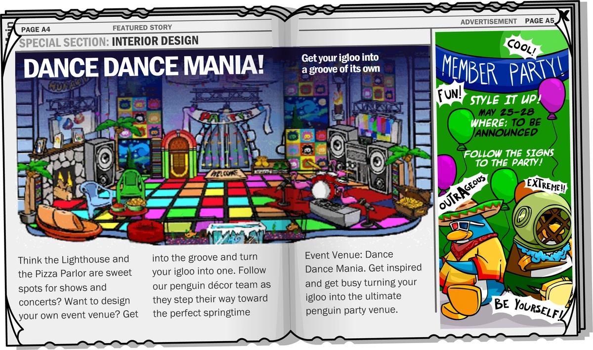 Cove Opening Party | Club Penguin Wiki | Fandom