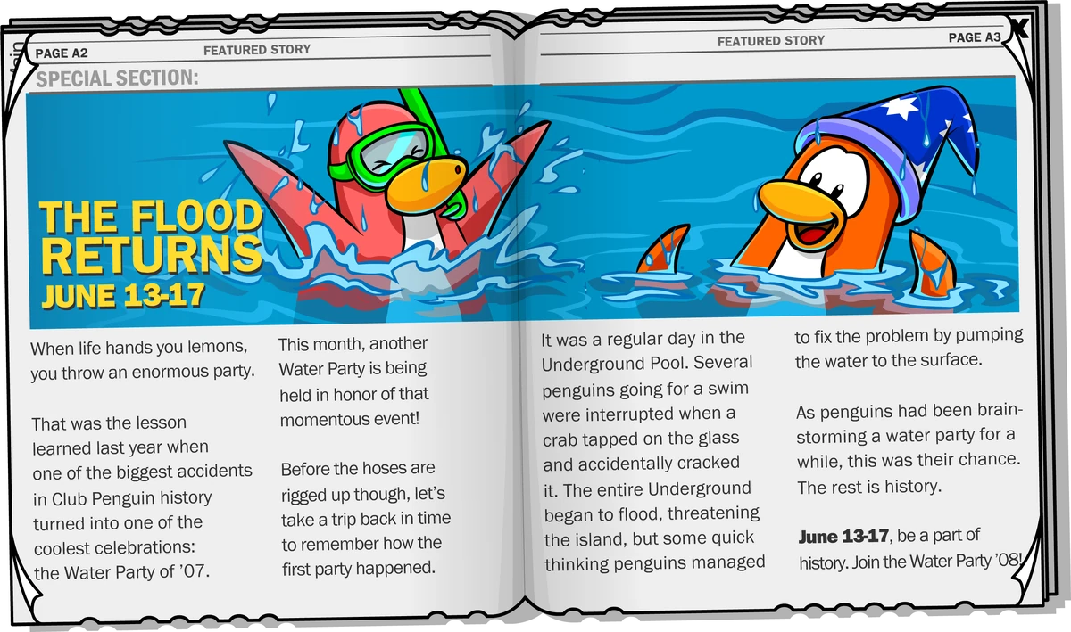 Water Party 2008 | Club Penguin Wiki | Fandom