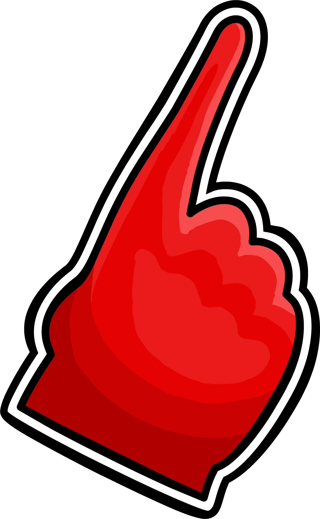 Red Foam Finger | Club Penguin Wiki | Fandom