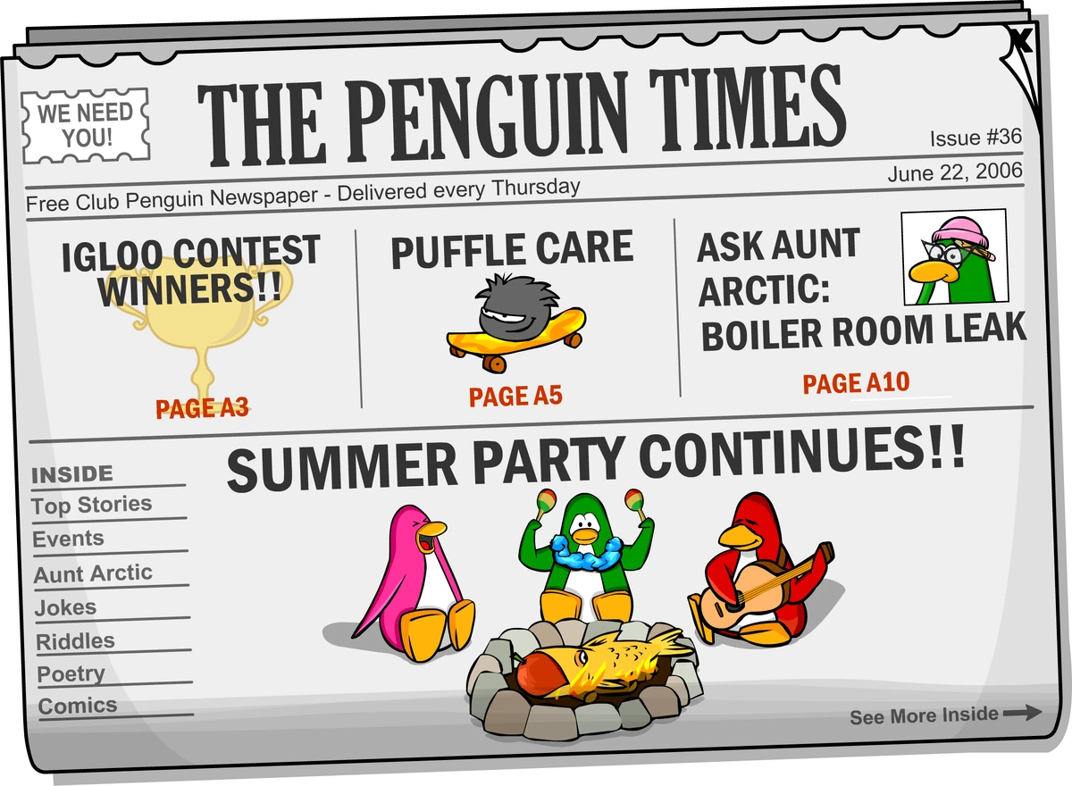 Club Penguin Times/Issue 36 | Club Penguin Wiki | Fandom