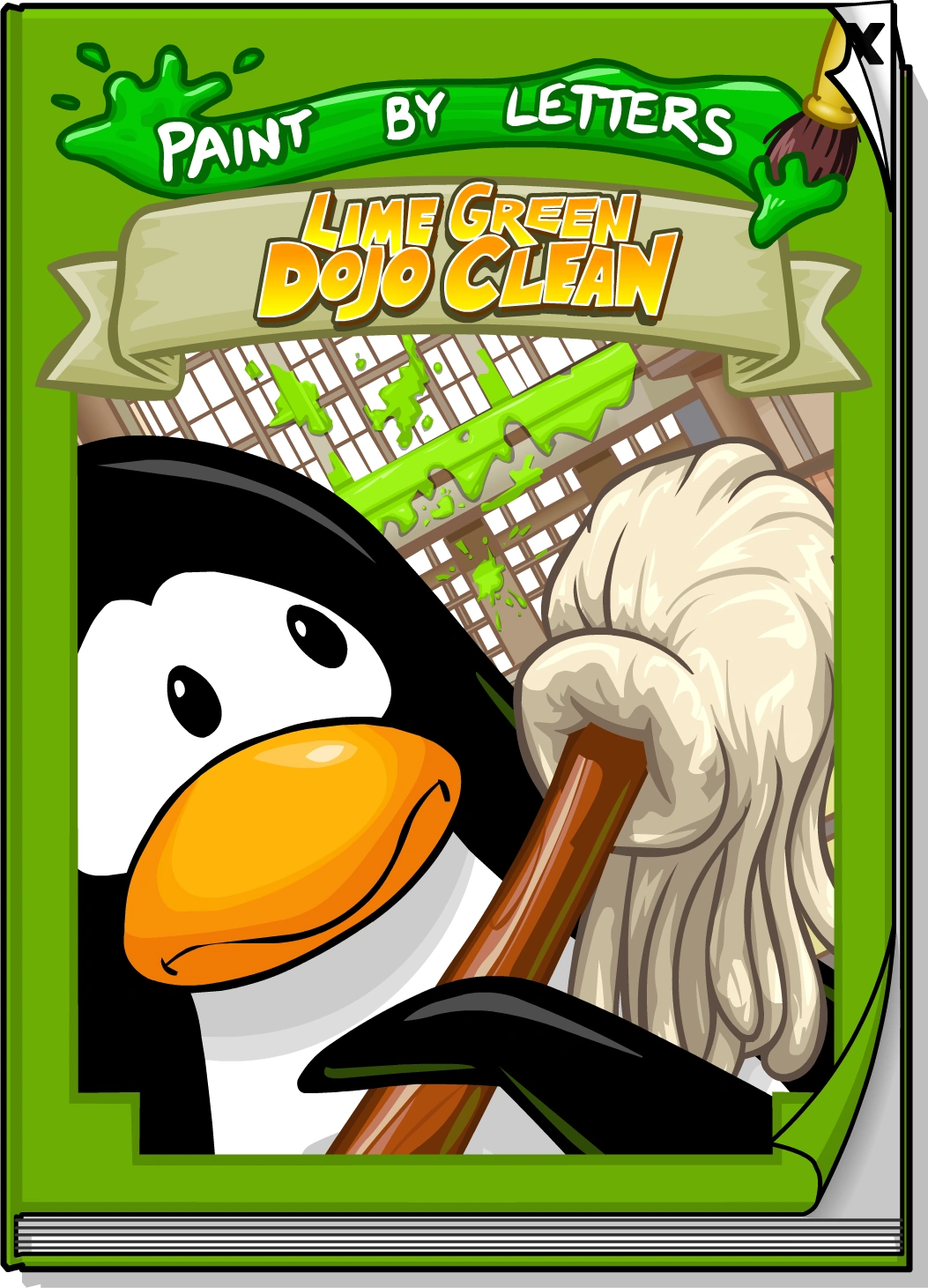 Lime Green Dojo Clean | Club Penguin Wiki | Fandom