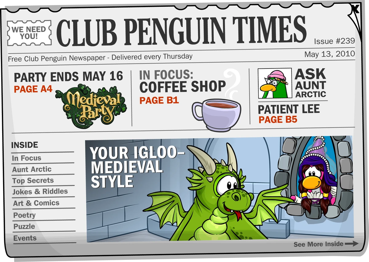 Club Penguin Times/Issue 239 | Club Penguin Wiki | Fandom