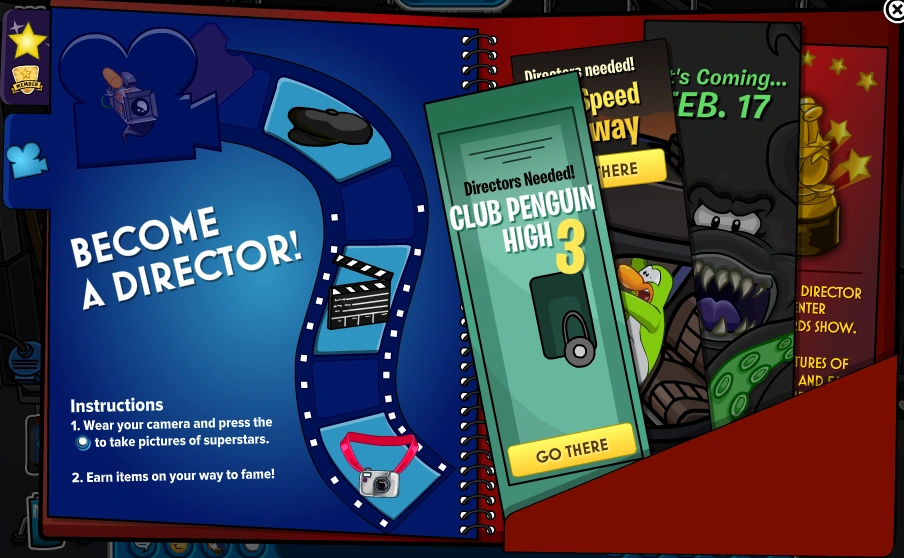 Become a Super Star/Director | Club Penguin Wiki | Fandom