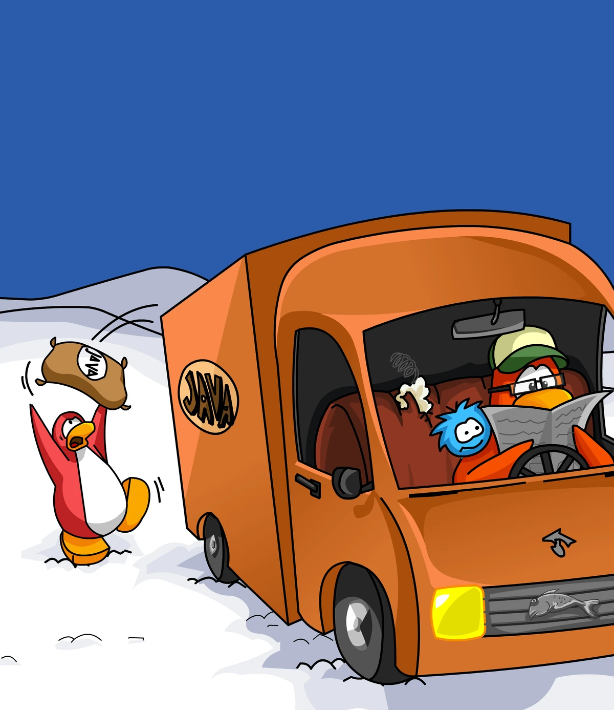 Java Delivery Truck | Club Penguin Wiki | Fandom