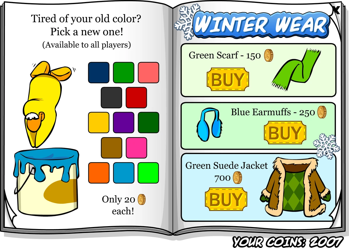 Penguin Style/November 2007 | Club Penguin Wiki | Fandom