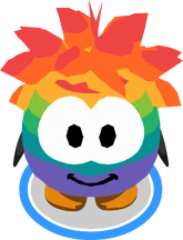 Rainbow Puffle Costume | Club Penguin Wiki | Fandom