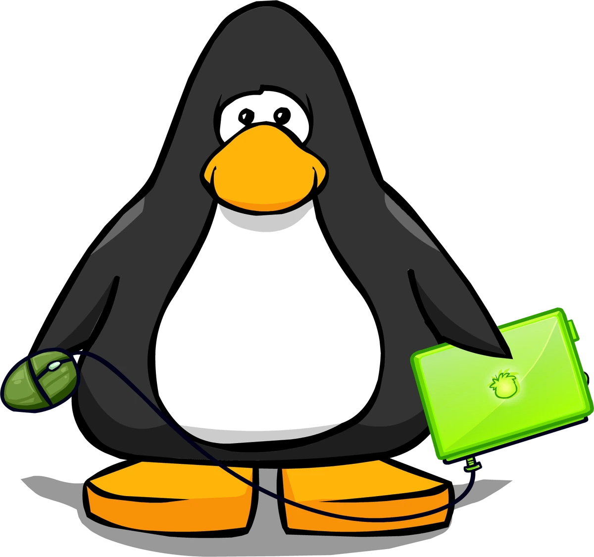 Lime Laptop | Club Penguin Wiki | Fandom