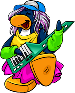Green Keytar | Club Penguin Wiki | Fandom
