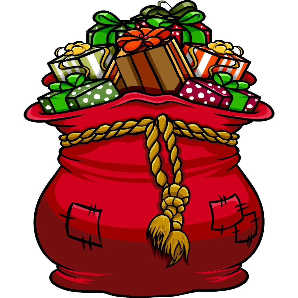 Saco de Regalos de Santa Claus | Club Penguin Wiki | Fandom
