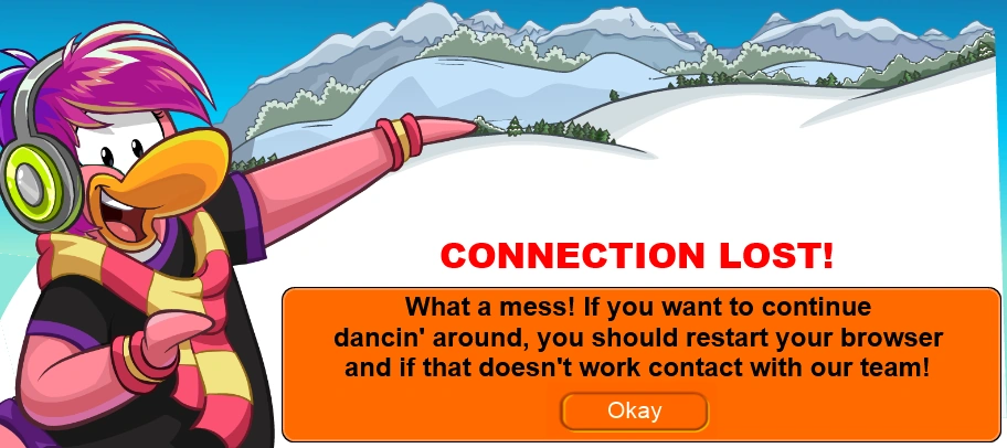 User blog:Mario6354/CUSTOM: New Club Penguin Connection Lost | Club ...
