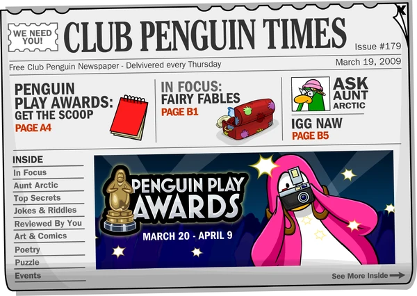 Club Penguin Times/Issue 179 | Club Penguin Wiki | Fandom
