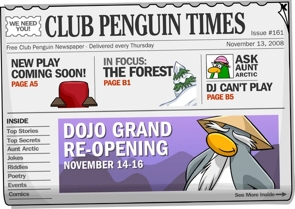 Club Penguin Times/Issue 161 | Club Penguin Wiki | Fandom