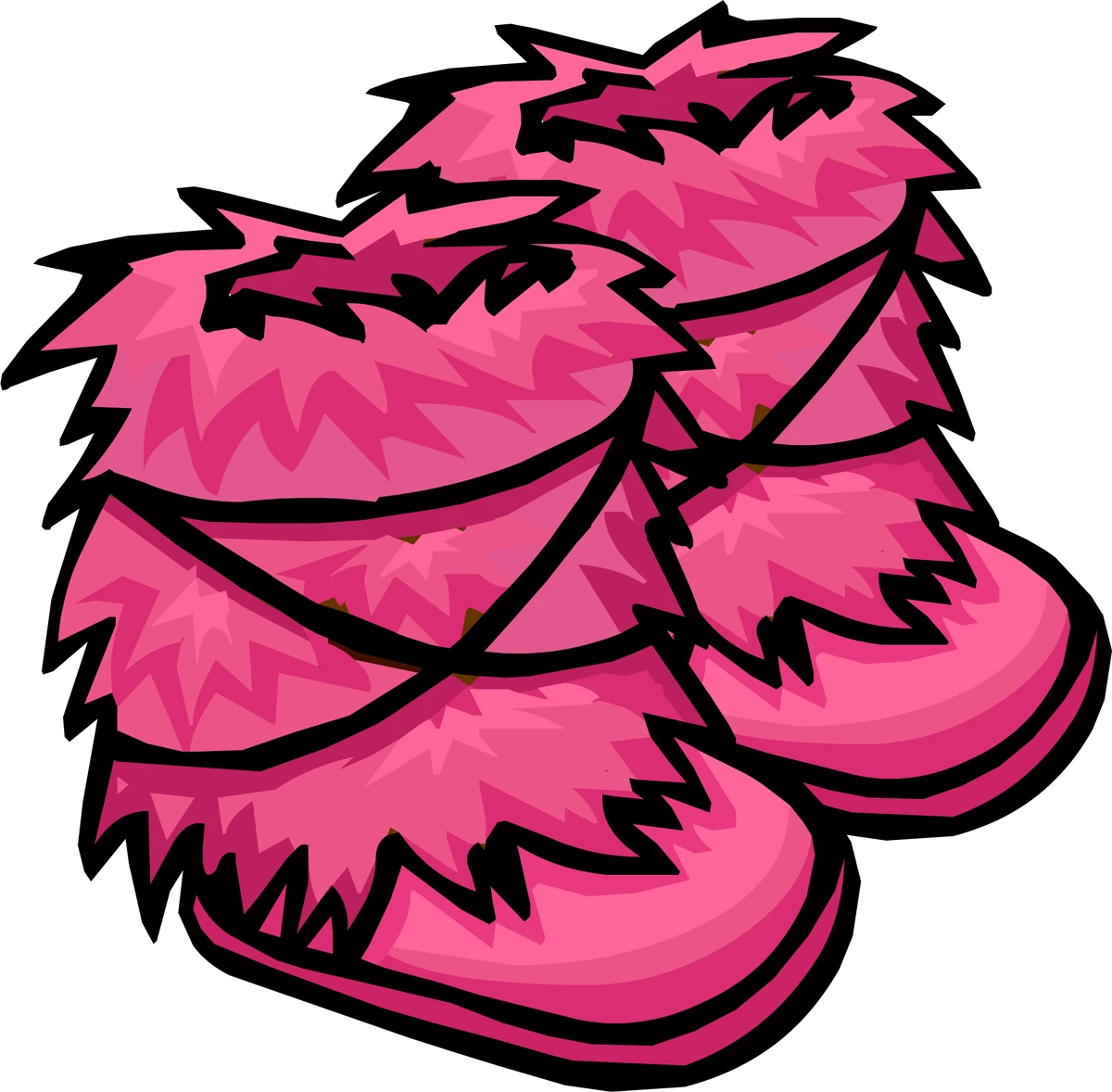 Pink Fuzzy Boots | Club Penguin Wiki | Fandom