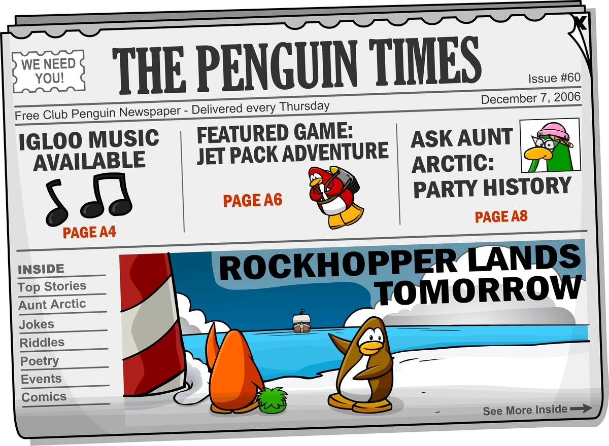 Club Penguin Times/Issue 60 | Club Penguin Wiki | Fandom