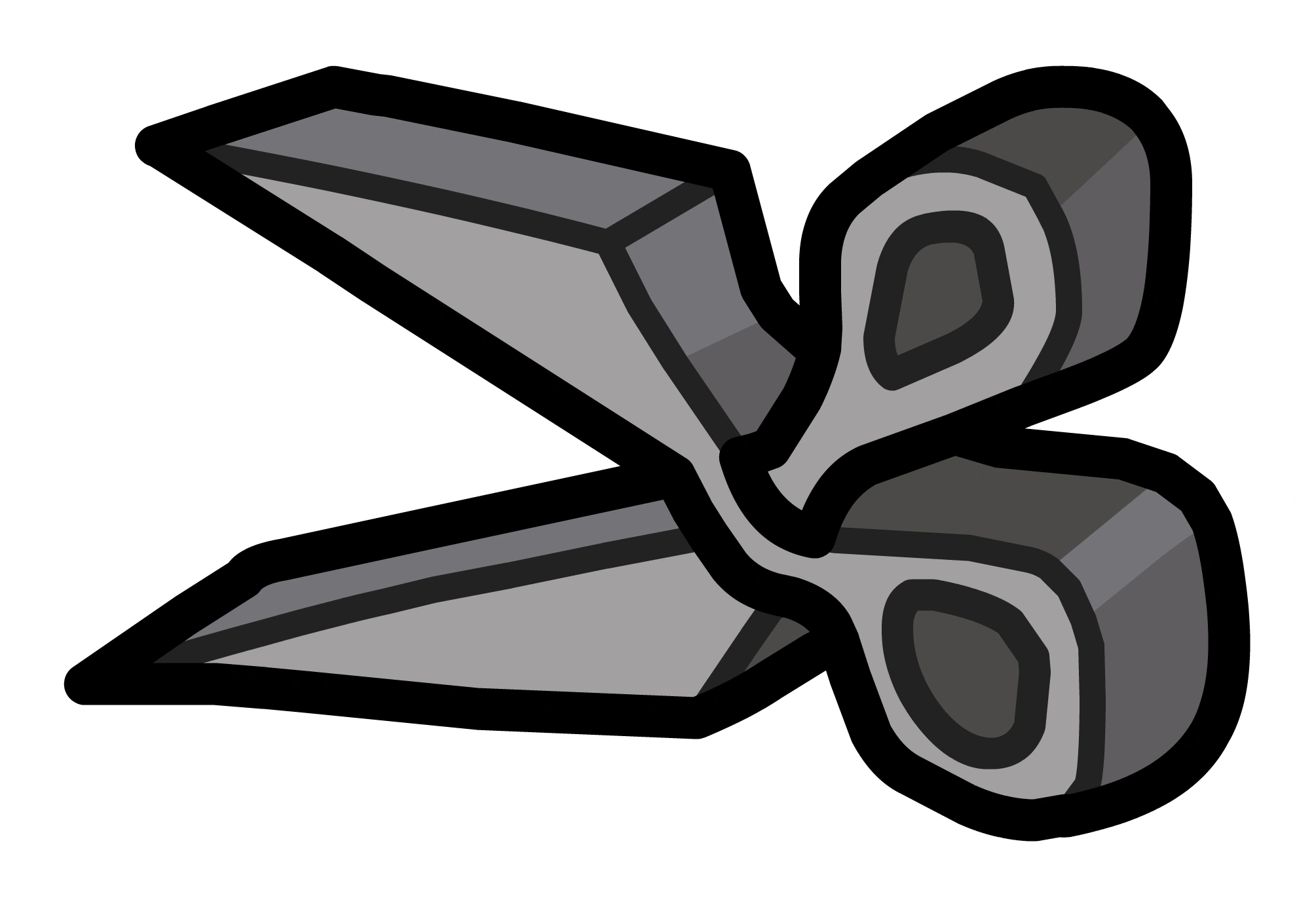 Stone Scissors Pin | Club Penguin Wiki | Fandom