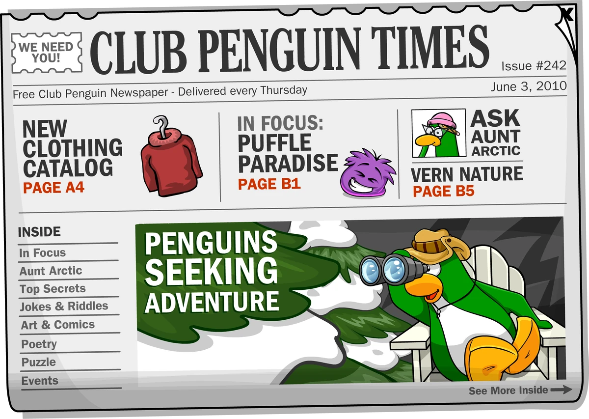 Club Penguin Times/Issue 242 | Club Penguin Wiki | Fandom