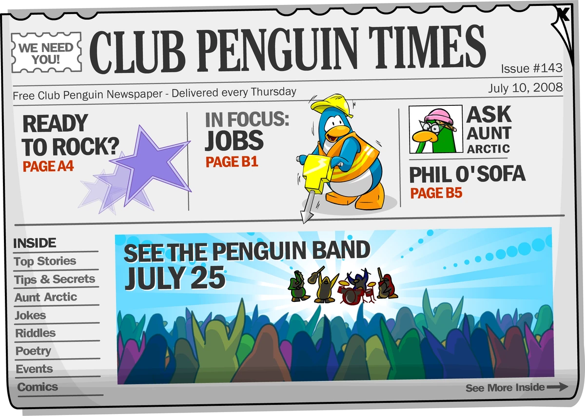 Club Penguin Times/Issue 143 | Club Penguin Wiki | Fandom