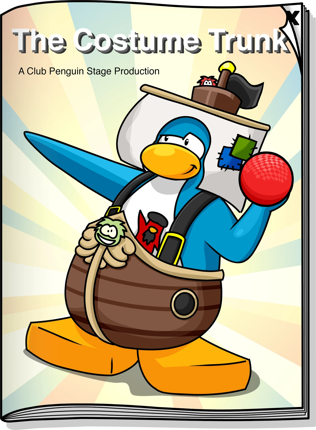 Costume Trunk/Team Blue vs. Team Red | Club Penguin Wiki | Fandom