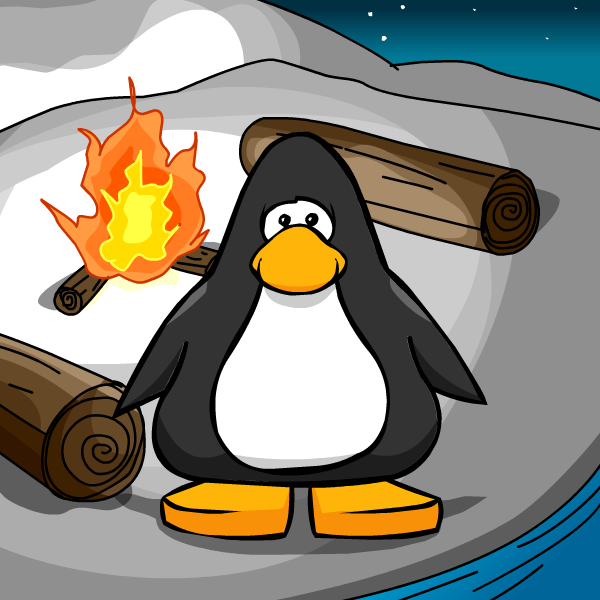 Campfire Background | Club Penguin Wiki | Fandom