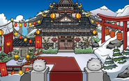 Dojo Courtyard | Club Penguin Wiki | Fandom