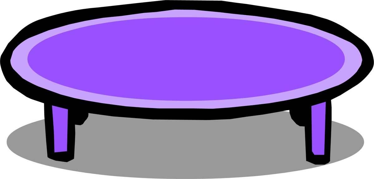 Purple Coffee Table | Club Penguin Wiki | Fandom