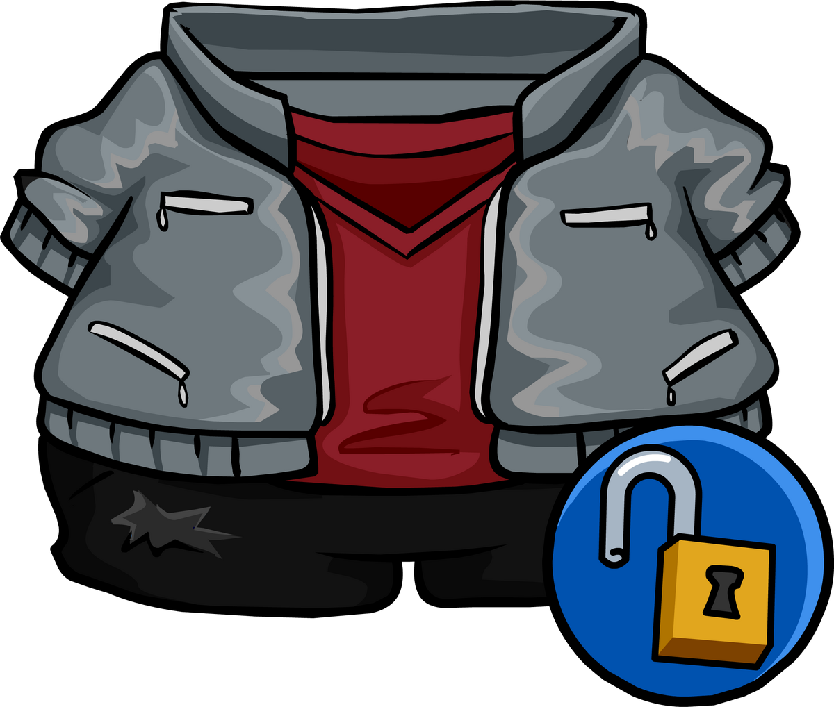Hard Rocker Outfit Club Penguin Wiki Fandom