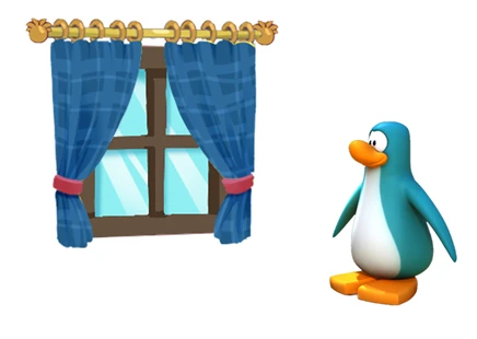 Draped Windows | Club Penguin Wiki | Fandom