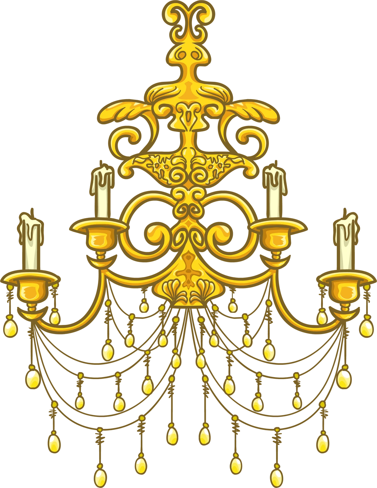 Gold Chandelier | Club Penguin Wiki | Fandom