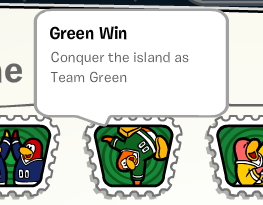 Green Win stamp | Club Penguin Wiki | Fandom