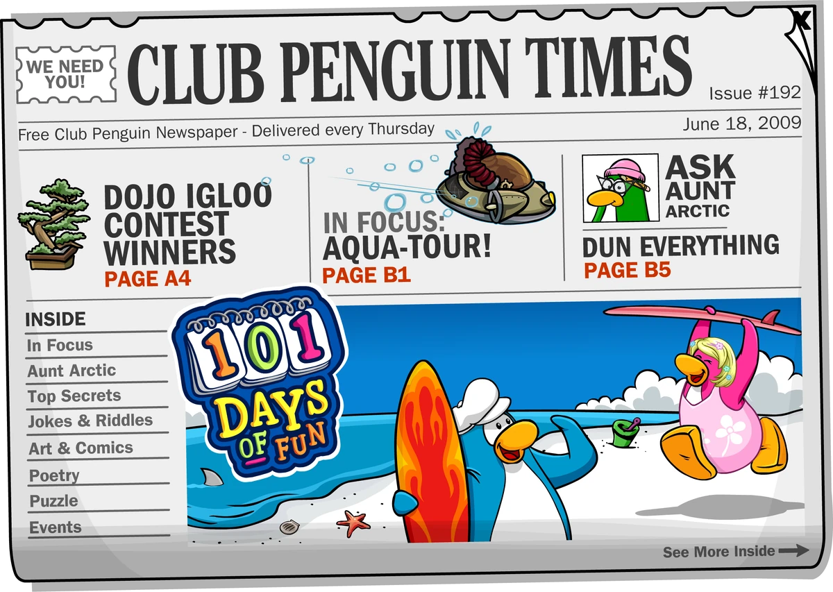 Club Penguin Times/Issue 192 | Club Penguin Wiki | Fandom