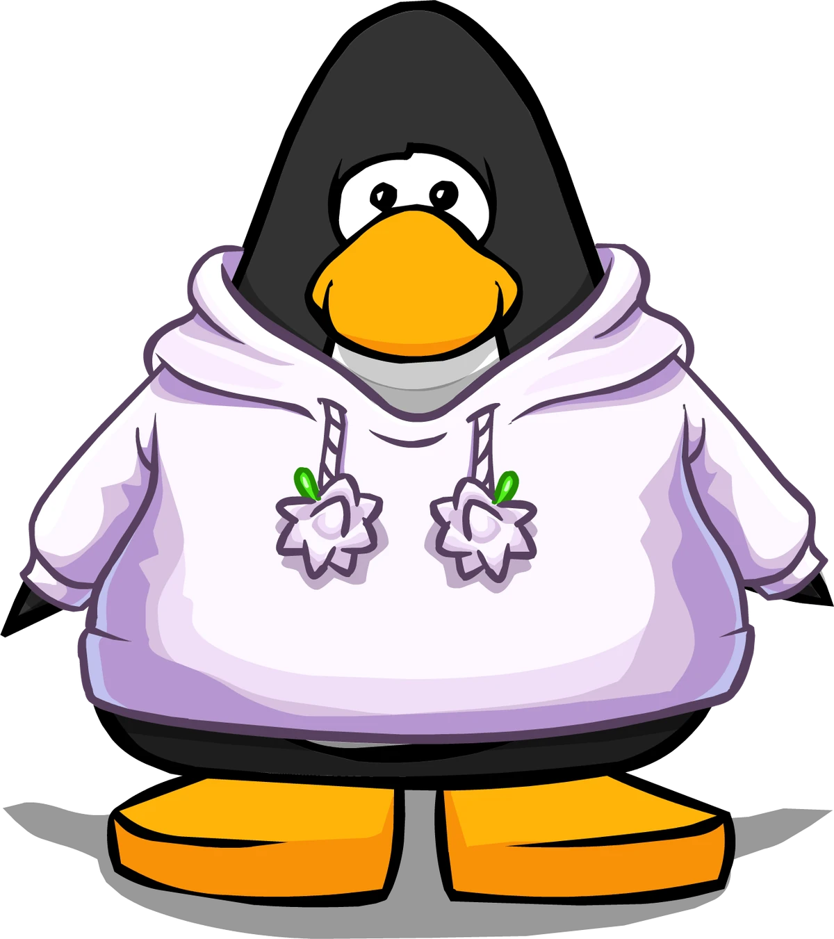 White O'berry Hoodie | Club Penguin Wiki | Fandom