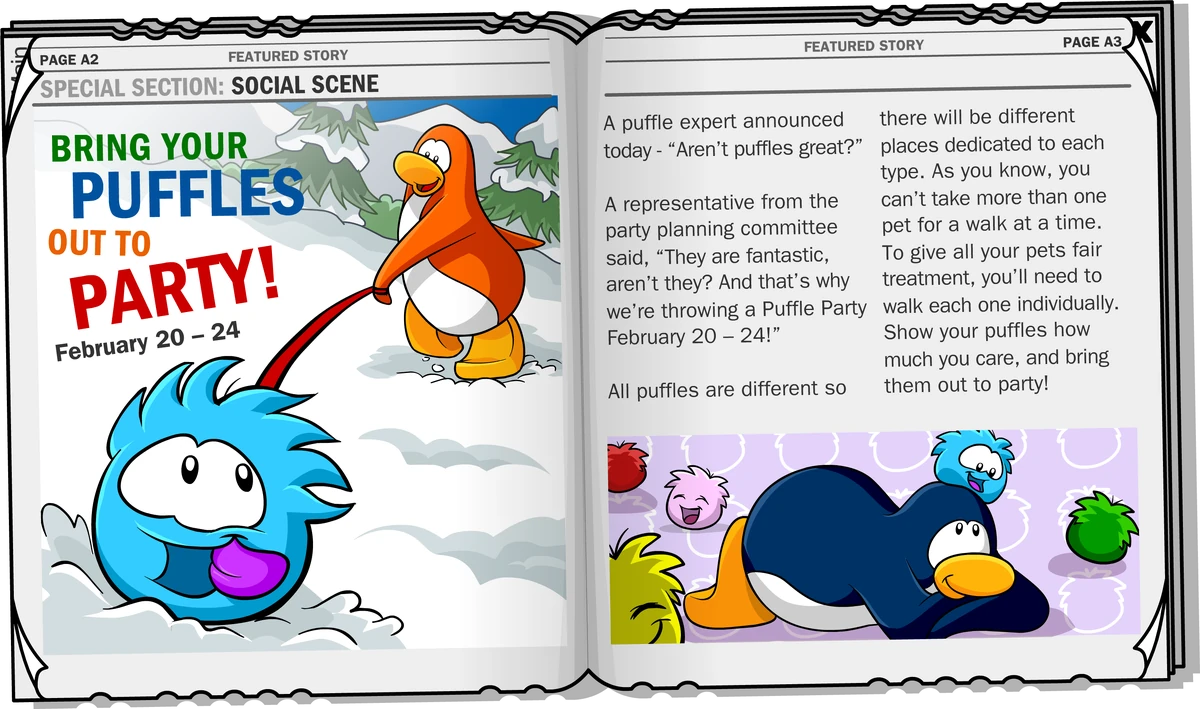 Puffle Party 2009 | Club Penguin Wiki | Fandom