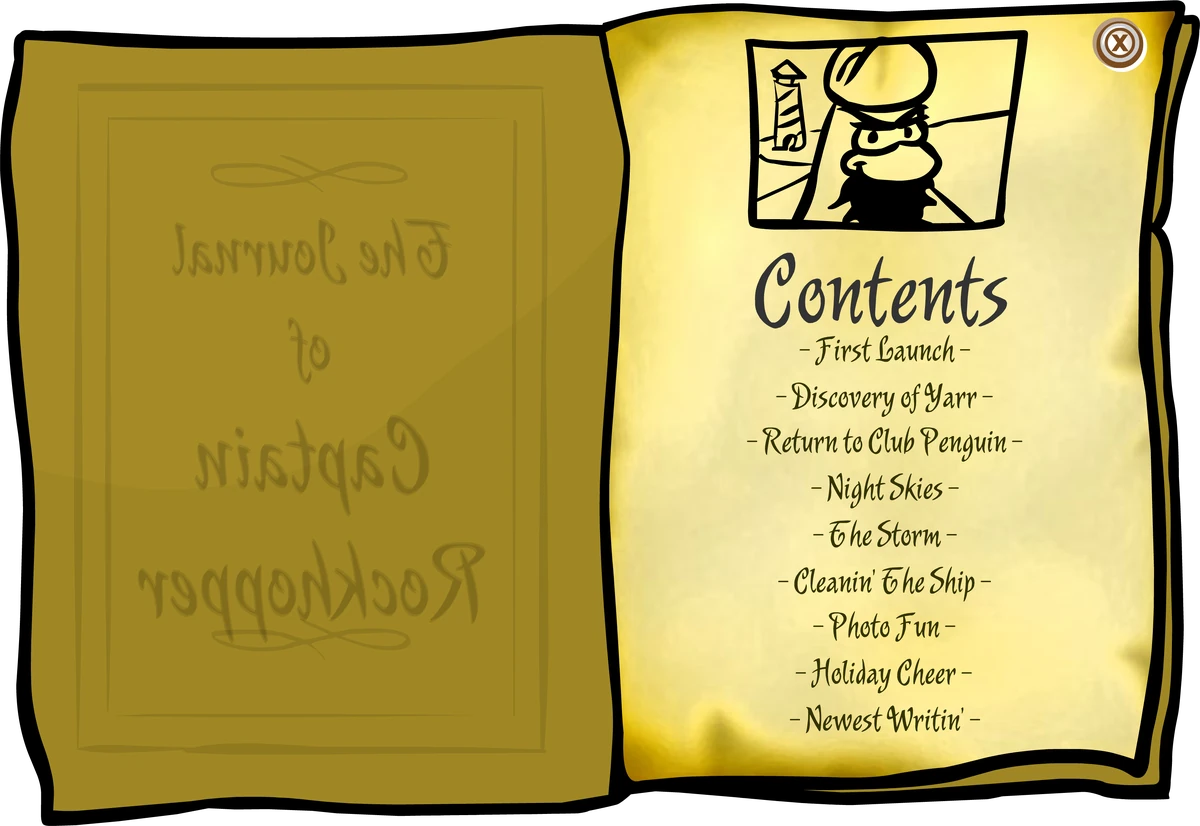 The Journal of Captain Rockhopper | Club Penguin Wiki | Fandom