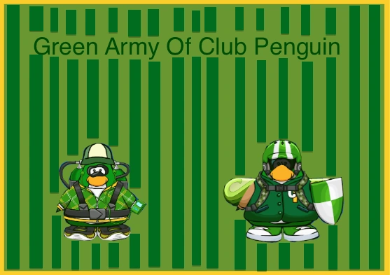 Green Army Of Club Penguin | Club Penguin Army Wiki | Fandom