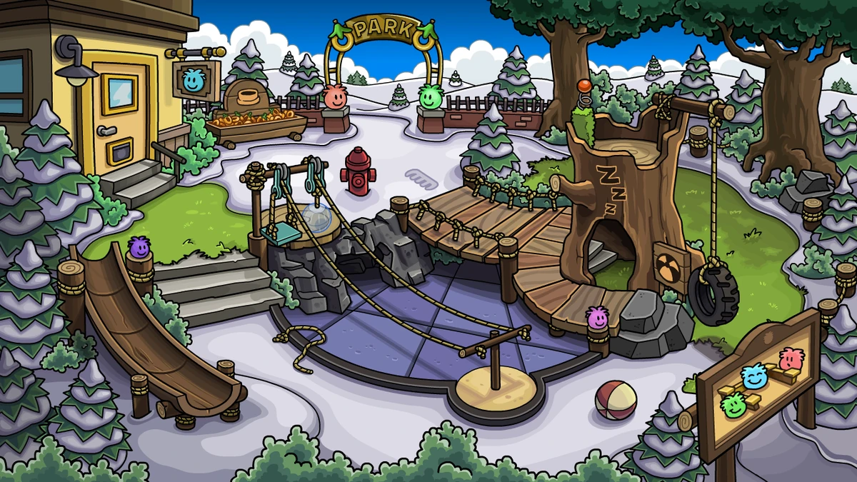 Parque dos Puffles | Wiki Club Penguin Brasil | Fandom
