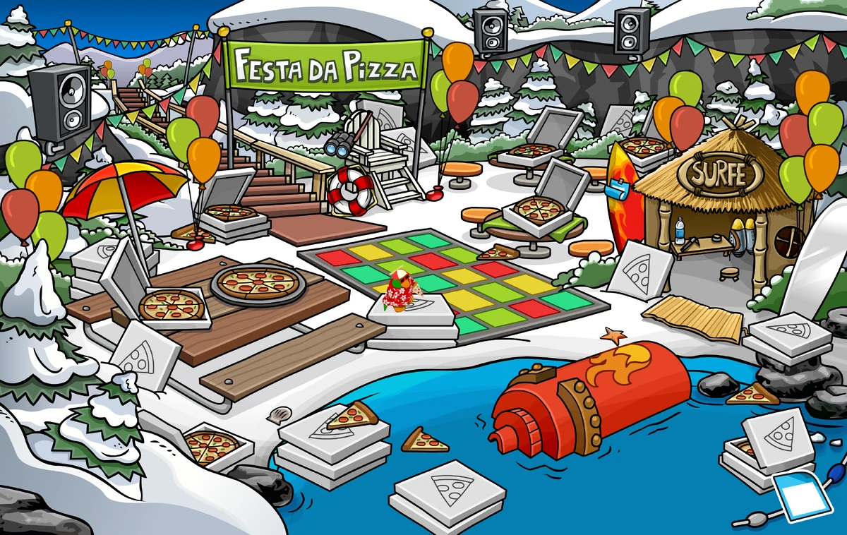 Fim de Semana da Pizza | Wiki Club Penguin Brasil | Fandom